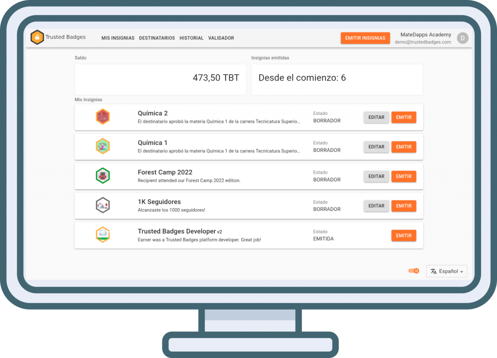 Trusted Badges – Mate Dapps